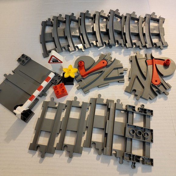 Lego | Toys | Lego Duplo Curve Straight Interchange Track System 506 ...